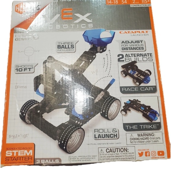 Toys | Vex Robotics Catapult Launcher Hexbug Stem Couple Missing Pieces ...